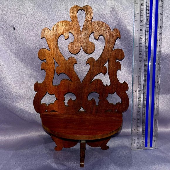 Hand Crafted | Wall Decor | Vintage Handmade Folk Art Scroll Wooden ...